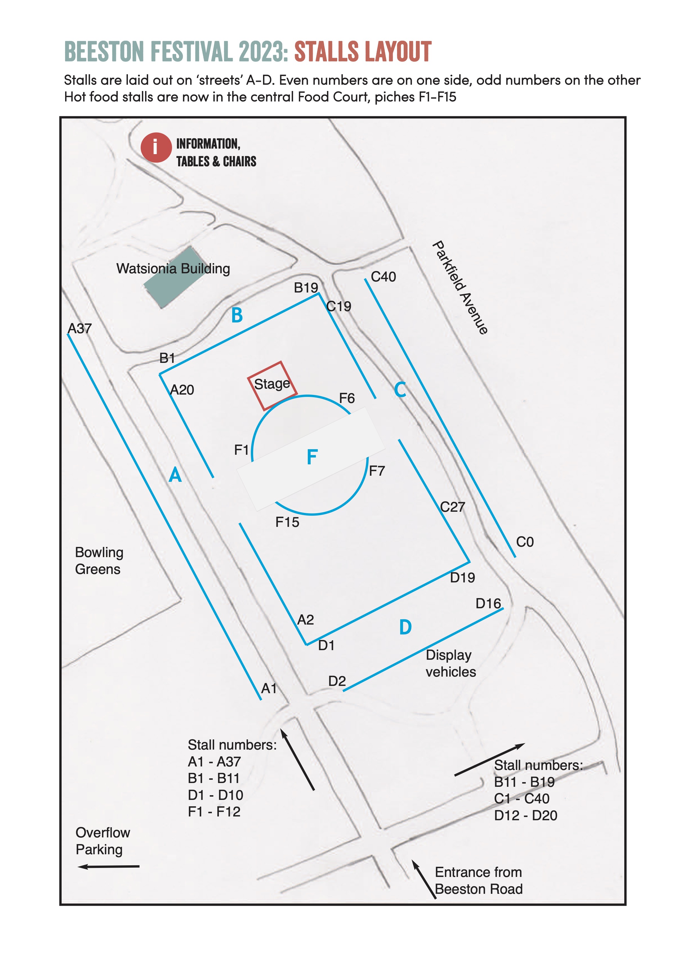 Stalls: Frequently Asked Questions (FAQs) | Beeston Festival